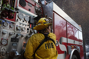 SOPA Images - Gallery - Hawarden Fire Riverside in Riverside, US