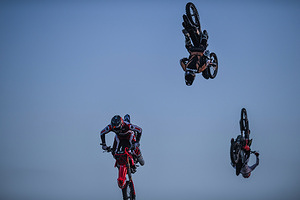 SOPA Images - Gallery - Freestyle MotoX (FMX) display by SINCS crew in ...