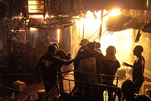 SOPA Images - Gallery - Kibera Night Fire leaves Residents Homeless in ...