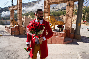 SOPA Images - Gallery - Ali Khader sells flowers on Valentine's Day in ...