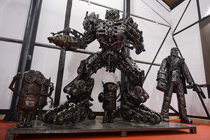 SOPA Images - Gallery - Poland: Unique in the world Steel figures exhibiti