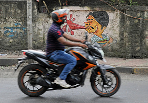 SOPA Images - Gallery - Graffiti in Mumbai, India