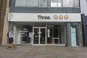 SOPA Images - Gallery - Three Shop adds Three Lions to their shop sign ...