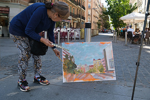 SOPA Images - Gallery - Urban Speed Painting Contest in Madrid, Spain