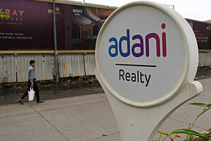 SOPA Images - 图库 - Adani Realty signage in Mumbai, India