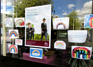 SOPA Images - Galerie - Funeral parlour window in London, UK