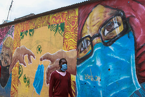 SOPA Images - Gallery - Graffiti sensitising people in Nairobi, Kenya