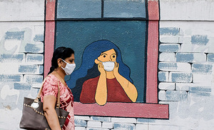 SOPA Images - Gallery - Graffiti awareness in Mumbai, India