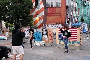 SOPA Images - Gallery - Seattle's Chaz police-free zone in US
