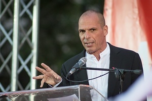 SOPA Images - Gallery - Yanis Varoufakis speaks in Athens, Greece