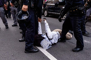 SOPA Images - Gallery - “Day of Rage” protest near Met Gala in New York