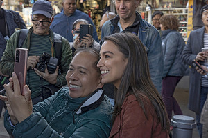 SOPA Images - Gallery - Governor Hochul and AOC Meeting Voters at ...