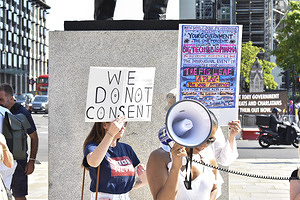 SOPA Images - Gallery - Anti-Mask Protest in London, UK