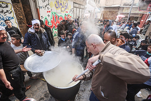 SOPA Images - Gallery - Palestinian Walid al-Hattab prepares a large ...