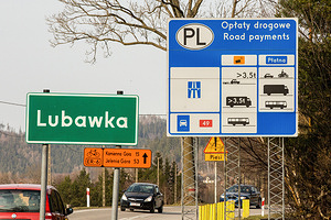 SOPA Images - Gallery - Road signs at the Poland-Czech Republic border ...