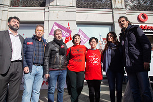 SOPA Images - Galerie - Vodafone workers protest in Madrid, Spain