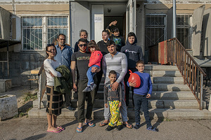 SOPA Images - Gallery - Gypsy refugees in Chisinau, Moldova.