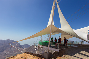 SOPA Images - Gallery - World longest Zipline in Rak, United Arab Emirates