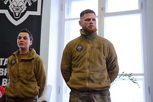 SOPA Images - Gallery - Fighters of the "Da Vinci Wolves" battalion ...
