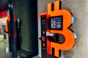 SOPA Images - Gallery - A Bitcoin ATM seen at the train station in ...