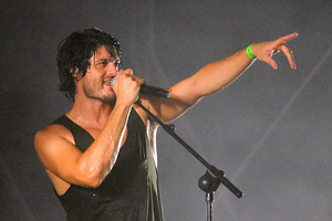 SOPA Images - Gallery - Els Catarres Pop band perform in El Vendrell, Spain