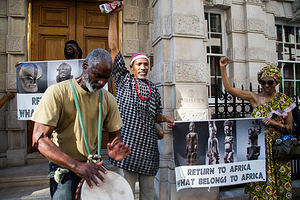 SOPA Images - Gallery - Return of African Artifacts protest in London, UK