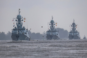 SOPA Images - Gallery - Rehearsal for Navy Day in St. Petersburg, Russia
