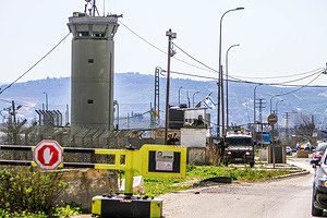 SOPA Images - Gallery - Israeli army closed the Hawwara checkpoint in ...