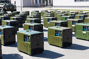 SOPA Images - Gallery - 80 powerful generators for the Ukrainian army ...